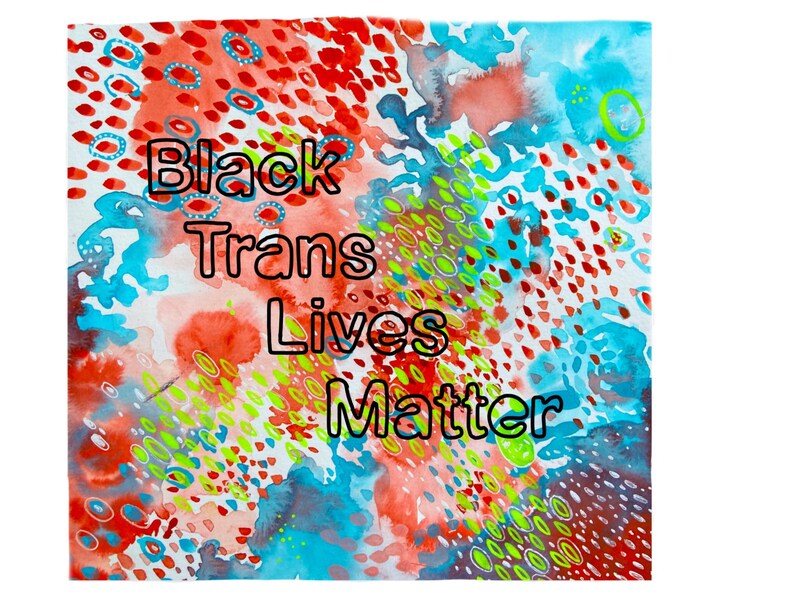 Black Trans Lives Matter Waterproof Sticker Feminist Sticker - Etsy
