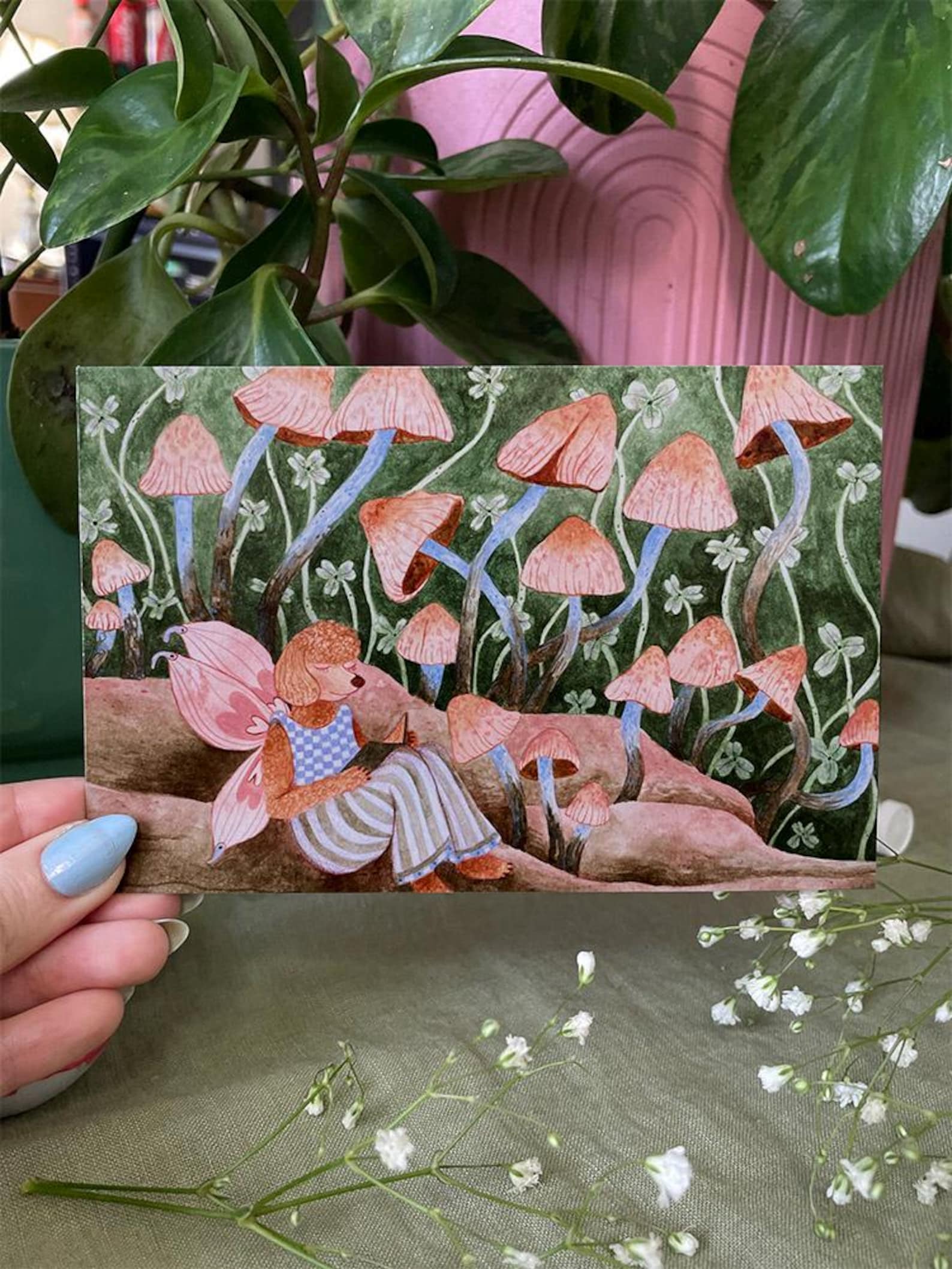 Monthly Snail Mail Art Print & Sticker Happy Mail Subscription Box - Etsy