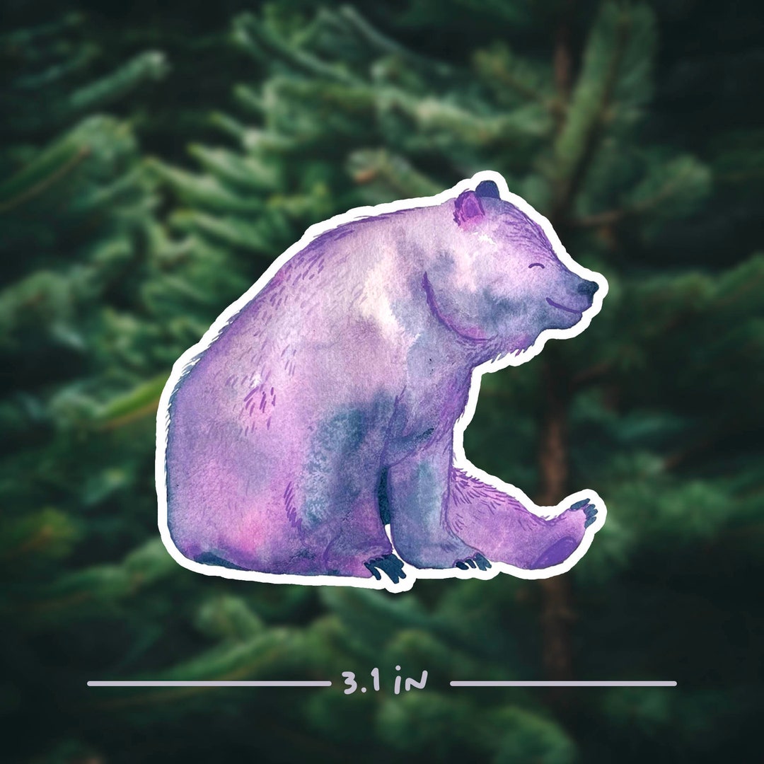 Bear Waterproof Sticker Cute Chubby Bear Mama Bear Cute Fall Vibes ...