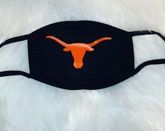 Texas Longhorn Face Mask - Etsy