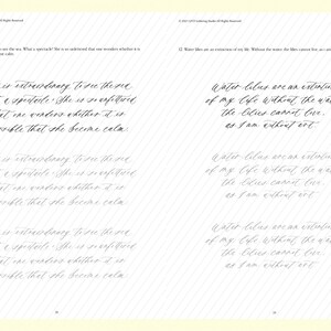 Monet Inspired Modern Calligraphy Traceable Workbook - Write Monet's ...