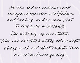 Monet Inspired Modern Calligraphy Traceable Workbook Write | Etsy