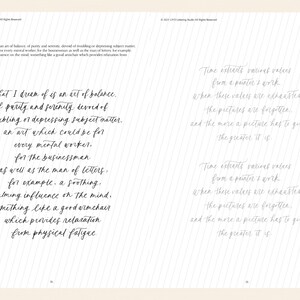 Matisse Inspired Modern Calligraphy Traceable Workbook Write - Etsy