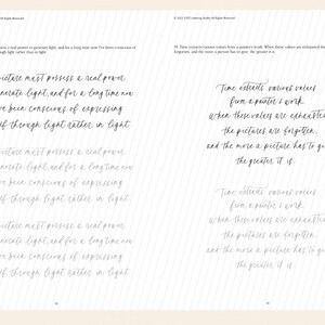 Matisse Inspired Modern Calligraphy Traceable Workbook Write - Etsy