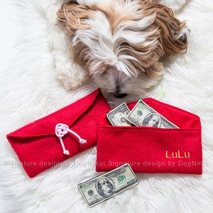 Lucky Money Snuffle Envelope Dog Toy, Interactive Pet Toy, Lunar New ...