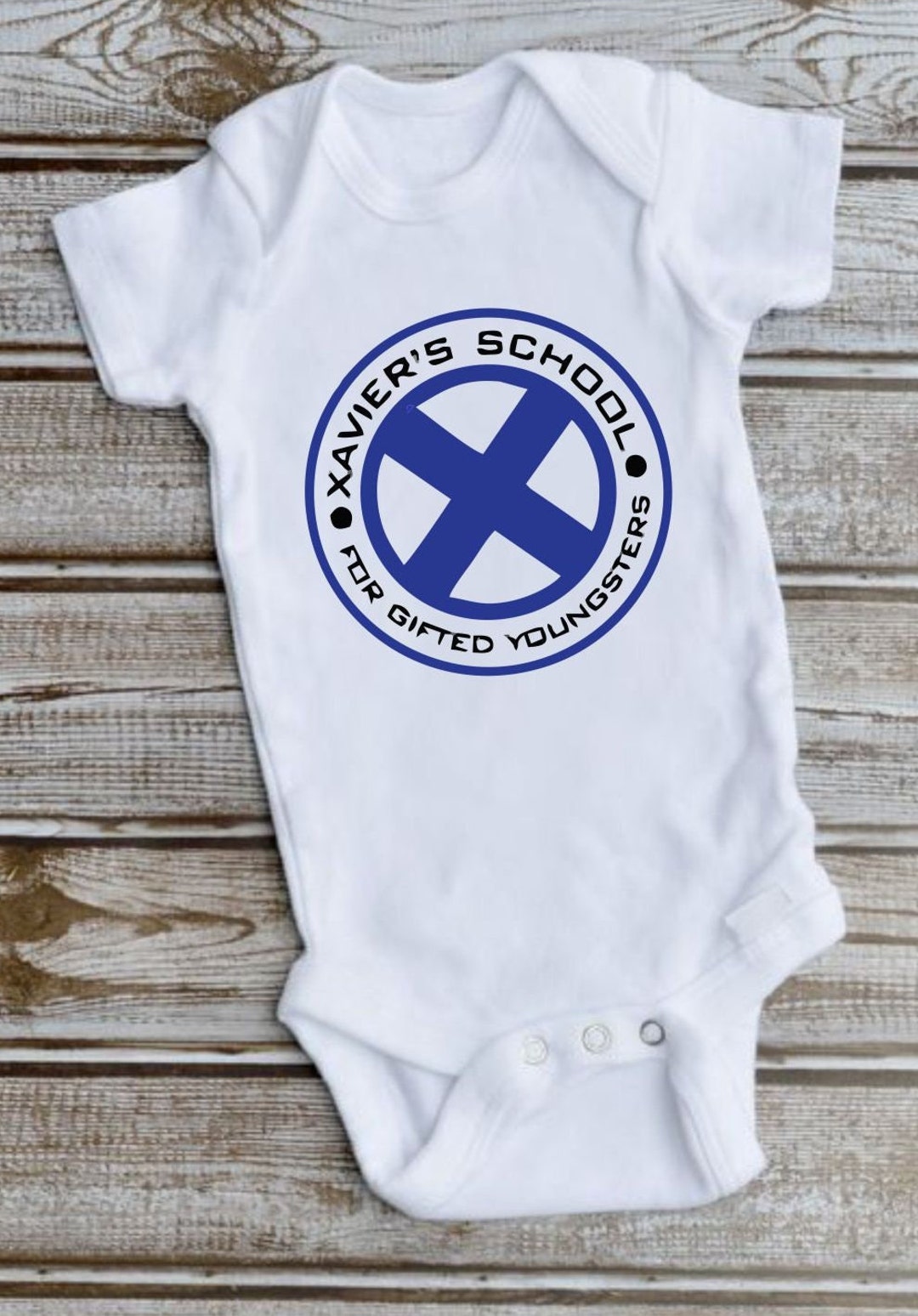 Funny Xavier's Xmen Baby Vest / Sleep Suit, New Baby, Nursery, Baby's ...