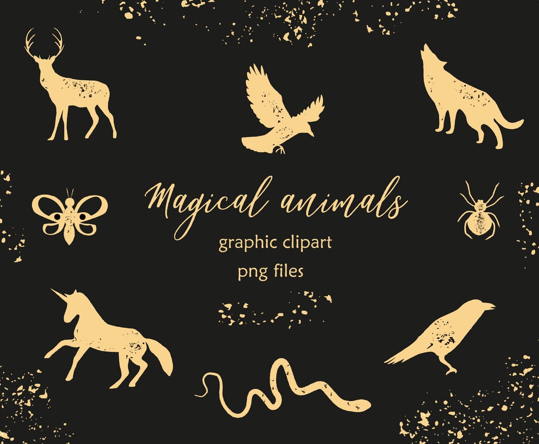 Spirit Set-magic Clipart Esoteric Set-spirit Mysterious Animals-png ...