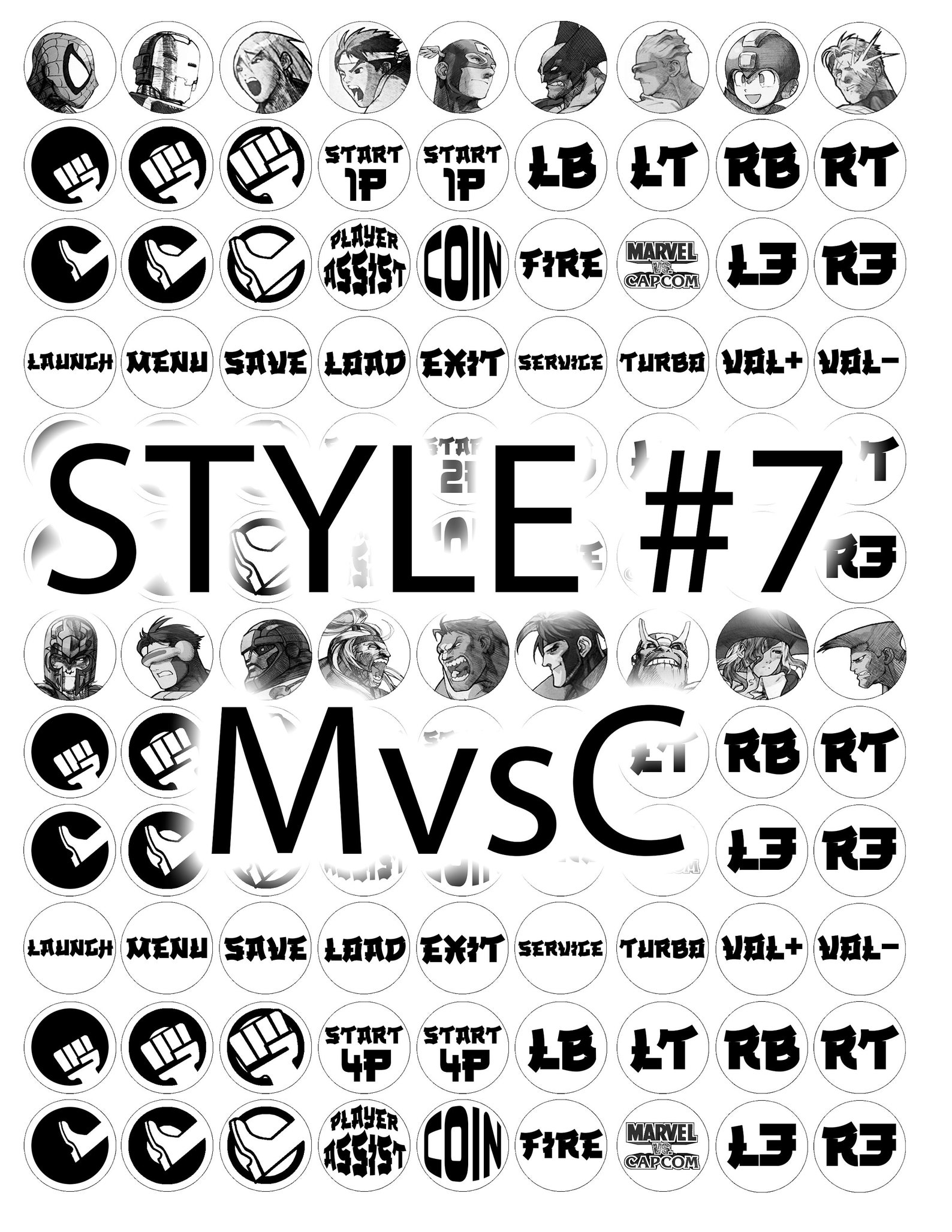 Custom Arcade Button Labels for Arcade. - Etsy