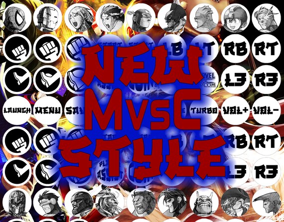 Custom Arcade Button labels for arcade. - Etsy Nederland