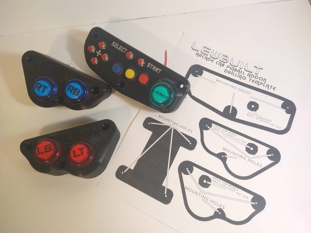 Arcade Cabinet Pinball Button Add-on - Etsy