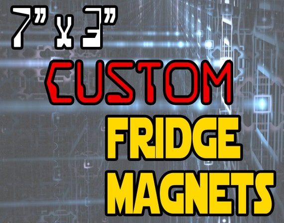 Custom 3D Printed Magnetic Names Sci-fi Style - Etsy