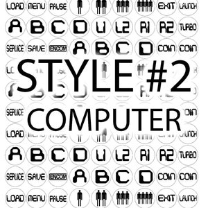 Custom Arcade Button Labels for Arcade. - Etsy