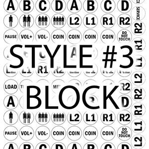 Custom Arcade Button Labels for Arcade. - Etsy