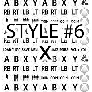 Custom Arcade Button Labels for Arcade. - Etsy