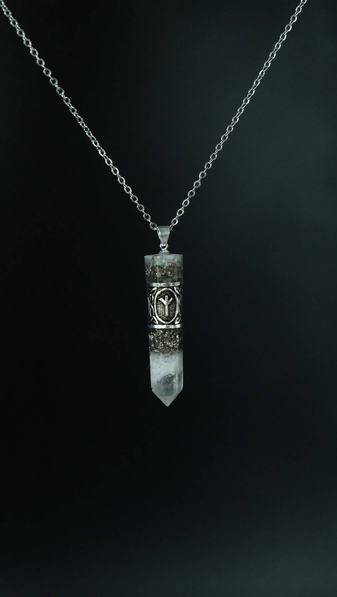 Rune Pendant Protective Amulet Nordic Futhark Orgonite Amulet Handmade ...