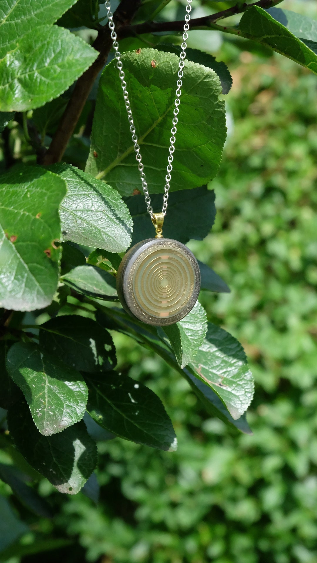 Orgonite Protective Amulet With Lakhovsky MWO Spiral From Sonnenkraft7 ...