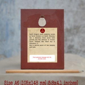 Saint Abigail Icon, Saint Gobnait Icon, Saint Deborah Icon, Gift for ...