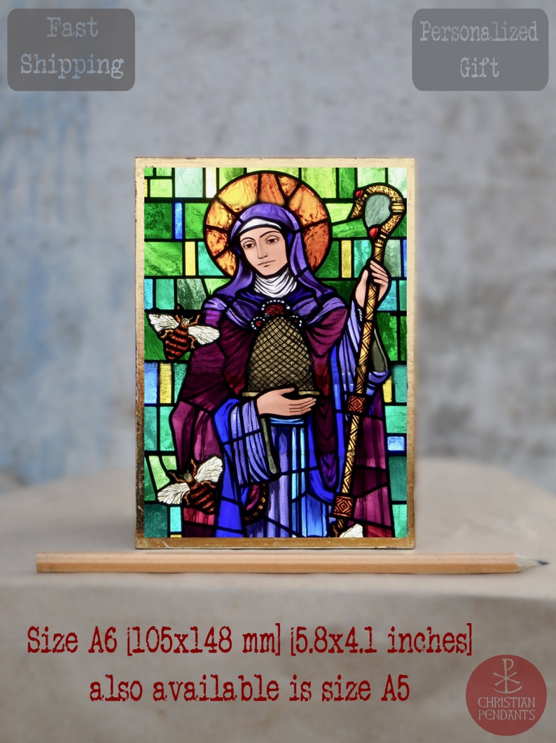 Saint Abigail Icon Saint Gobnait Icon Saint Deborah Icon - Etsy