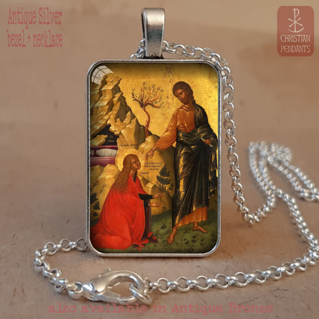 Touch Me Not Icon, Noli Me Tangere Icon Pendant Necklace Keychain ...