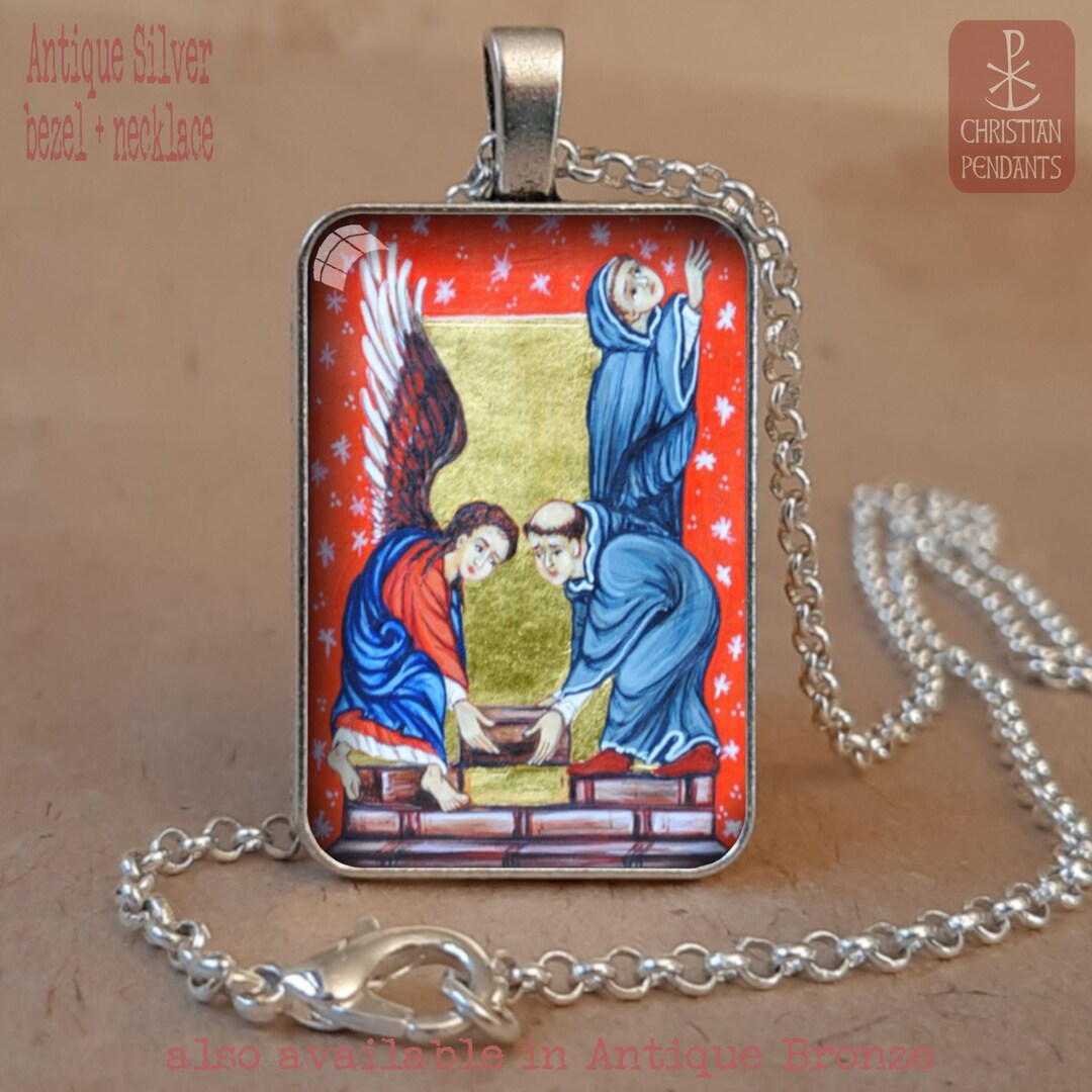 Saint Cuthbert Icon, Saint Cuthbert Image, Godfather Gift, Godmother ...