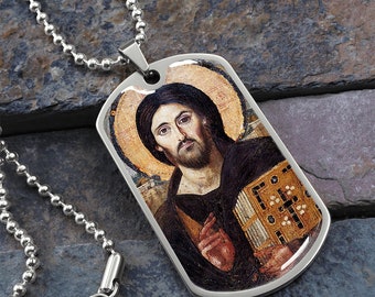 Jesus Christ Dog Tag - Etsy