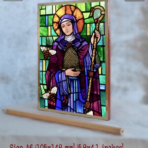 Saint Abigail Icon, Saint Gobnait Icon, Saint Deborah Icon, Gift for ...