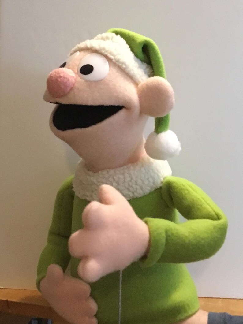 Professional Hand Puppet Elf Puppet Free Shipping - Etsy