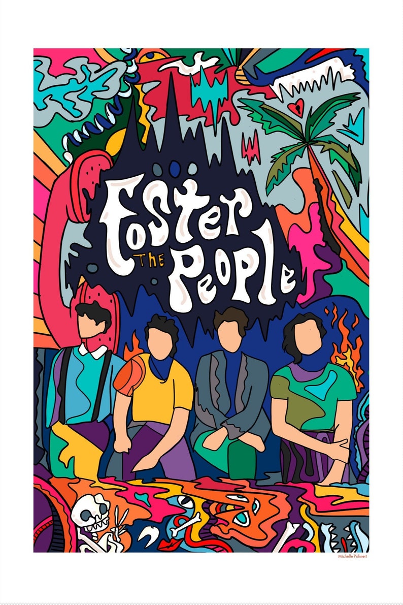 Foster the People Fan Art Poster Digital Download - Etsy