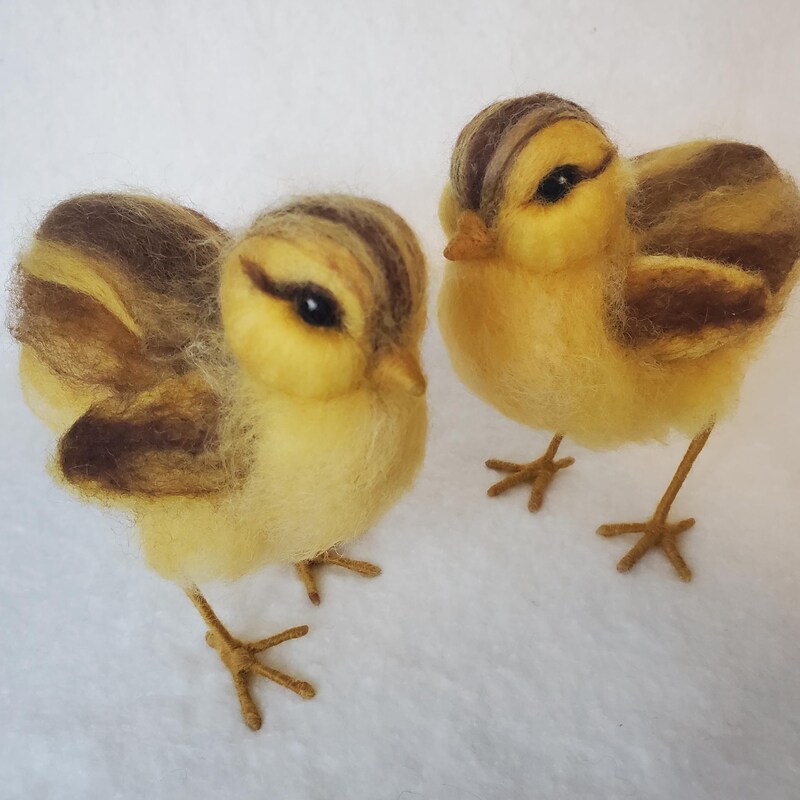 Needle Felted Chick - Etsy