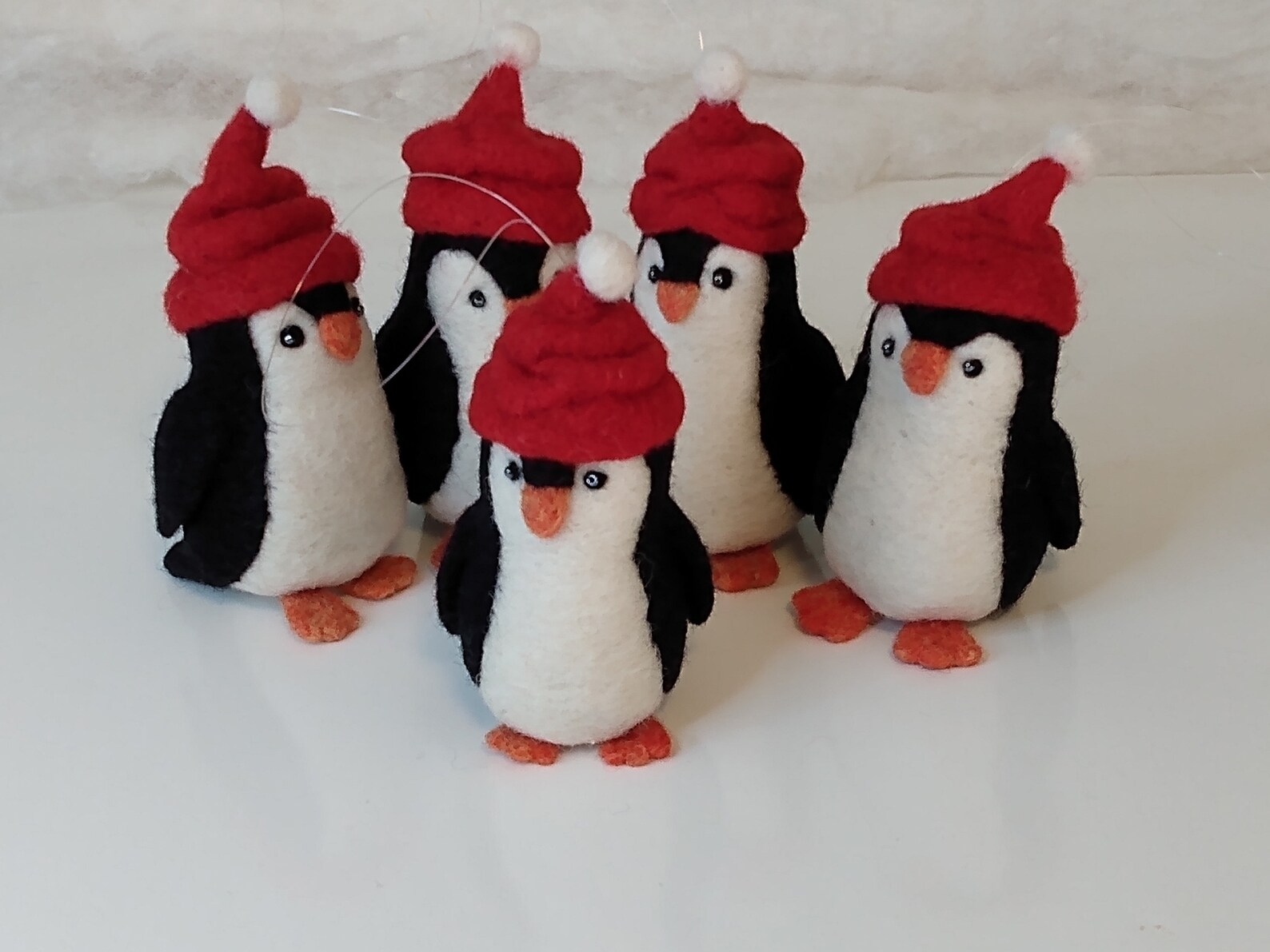 Felted Penguin Christmas Ornament - Etsy