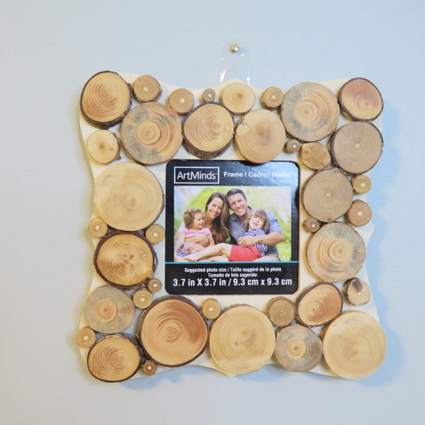 Wood Slice Picture Frame - Etsy