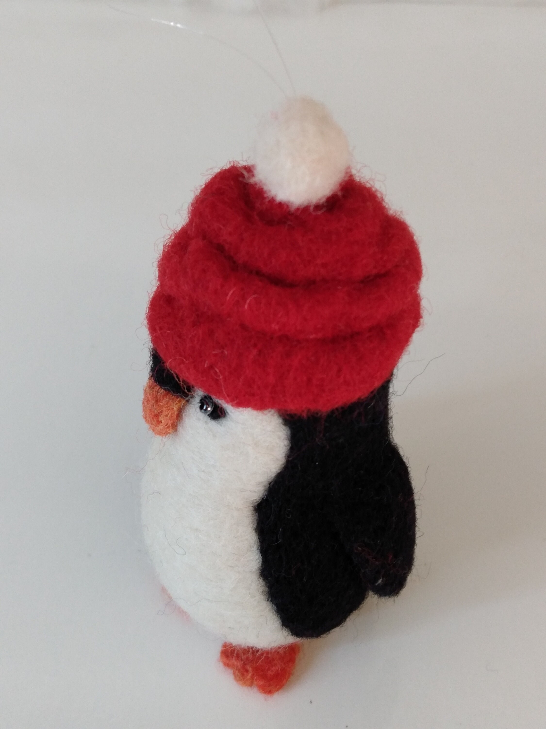 Felted Penguin Christmas Ornament - Etsy