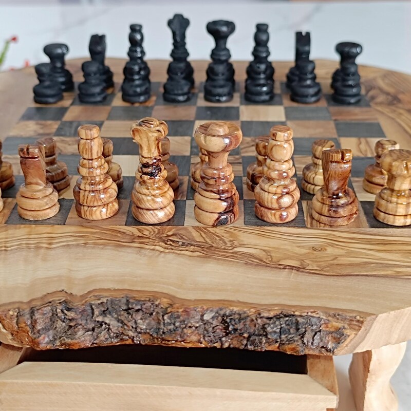 Wood Chess Set - Etsy
