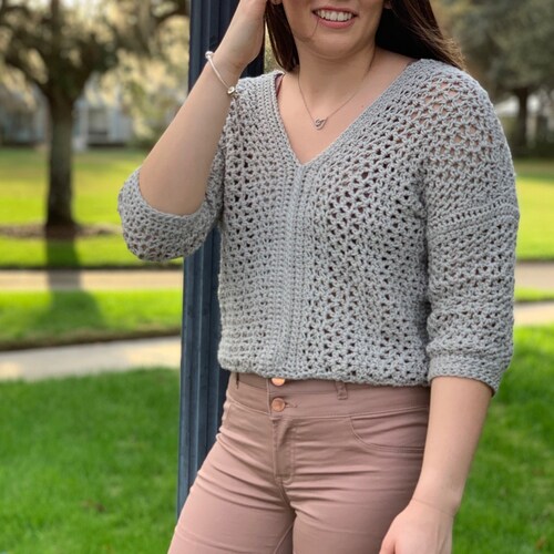 Crossover Top Crochet Pattern Picot Edging PDF Pattern T152 - Etsy