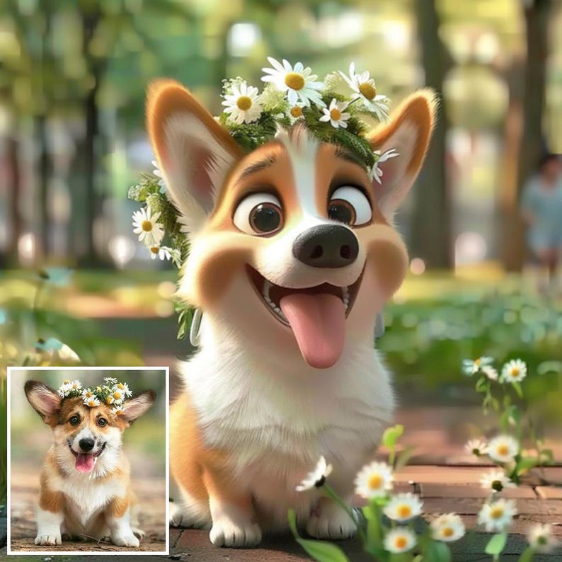 Custom Cartoon Portrait From Photo, Engagement Cartoon Print, Animation ...