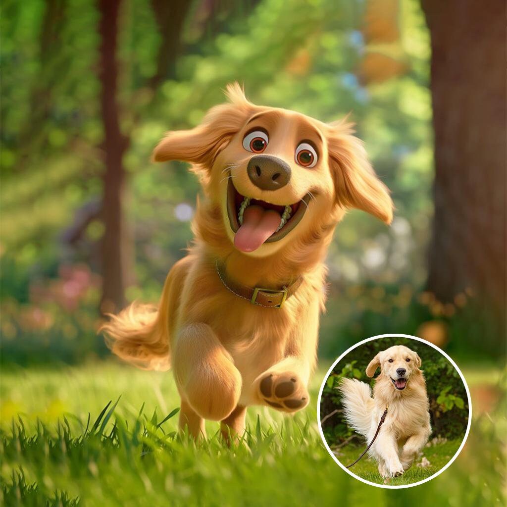 Custom Cartoon Portrait From Photo, Engagement Cartoon Print, Animation ...