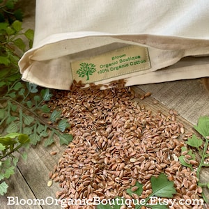 Flaxseed Heat Sack Organic Unscented or Organically Scented Heating Pad ...