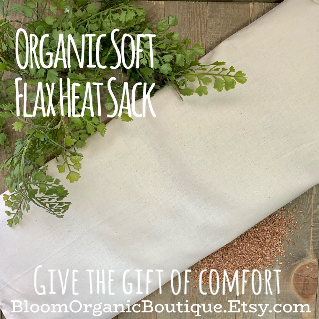 Flaxseed Heat Sack| Organic| Unscented or Organically Scented| Heating ...