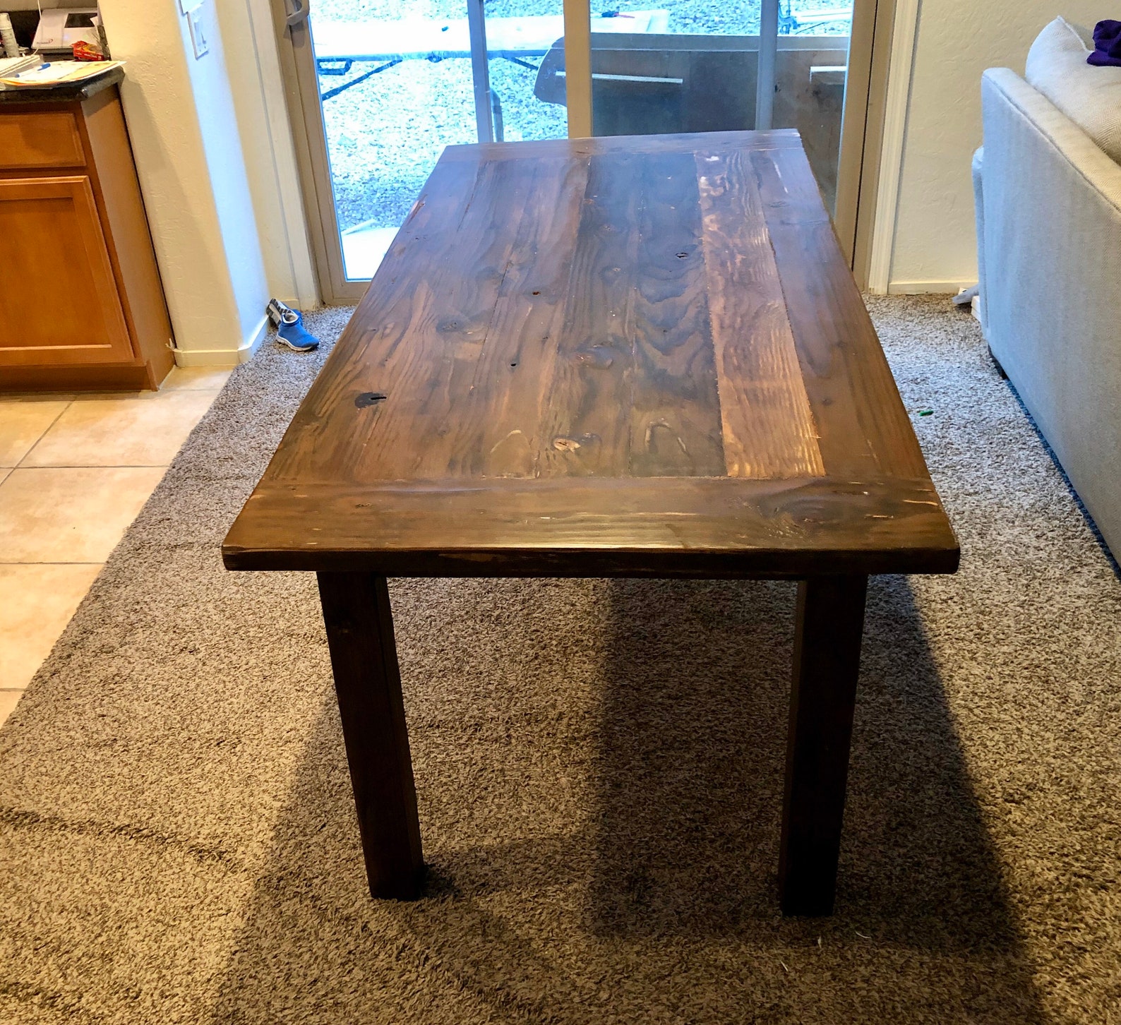 Handmade Farmhouse Dining Room Table, Kitchen Table, Farmhouse Table - Etsy