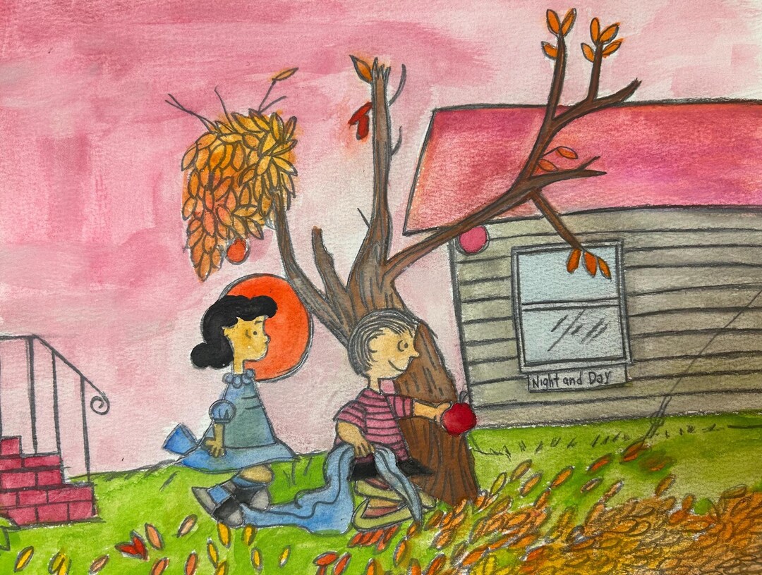Charlie Brown Painting - Etsy