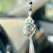 Custom Crystal Car Charm, Macrame Crystal Car Hanger, Crystal Car ...