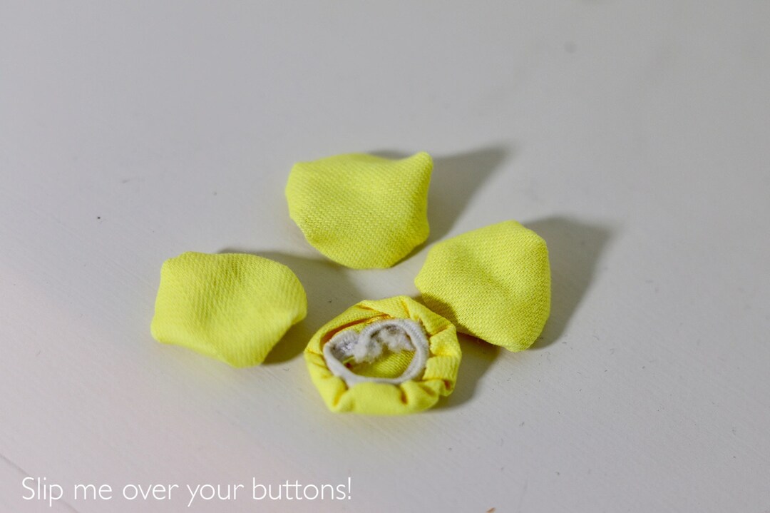 Button Covers / Stretch Design / Pack of 4 or 6 - Etsy