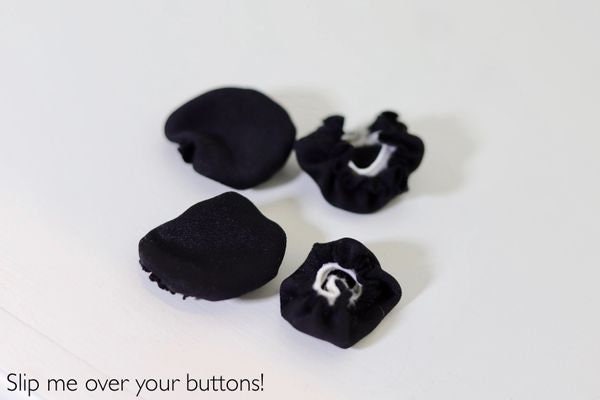 Button Covers / Stretch Design / Pack of 4 or 6 - Etsy