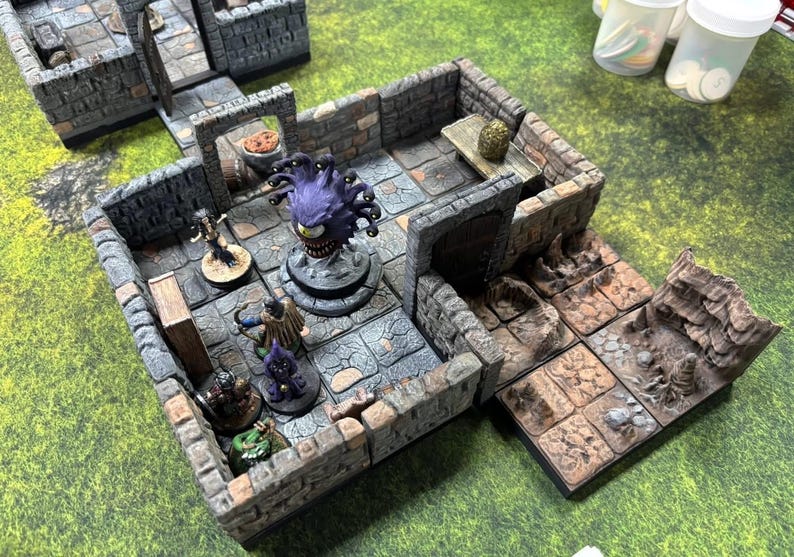 Magnetic Starter Dungeon Set Dnd Miniature Terrain for Dungeons and ...
