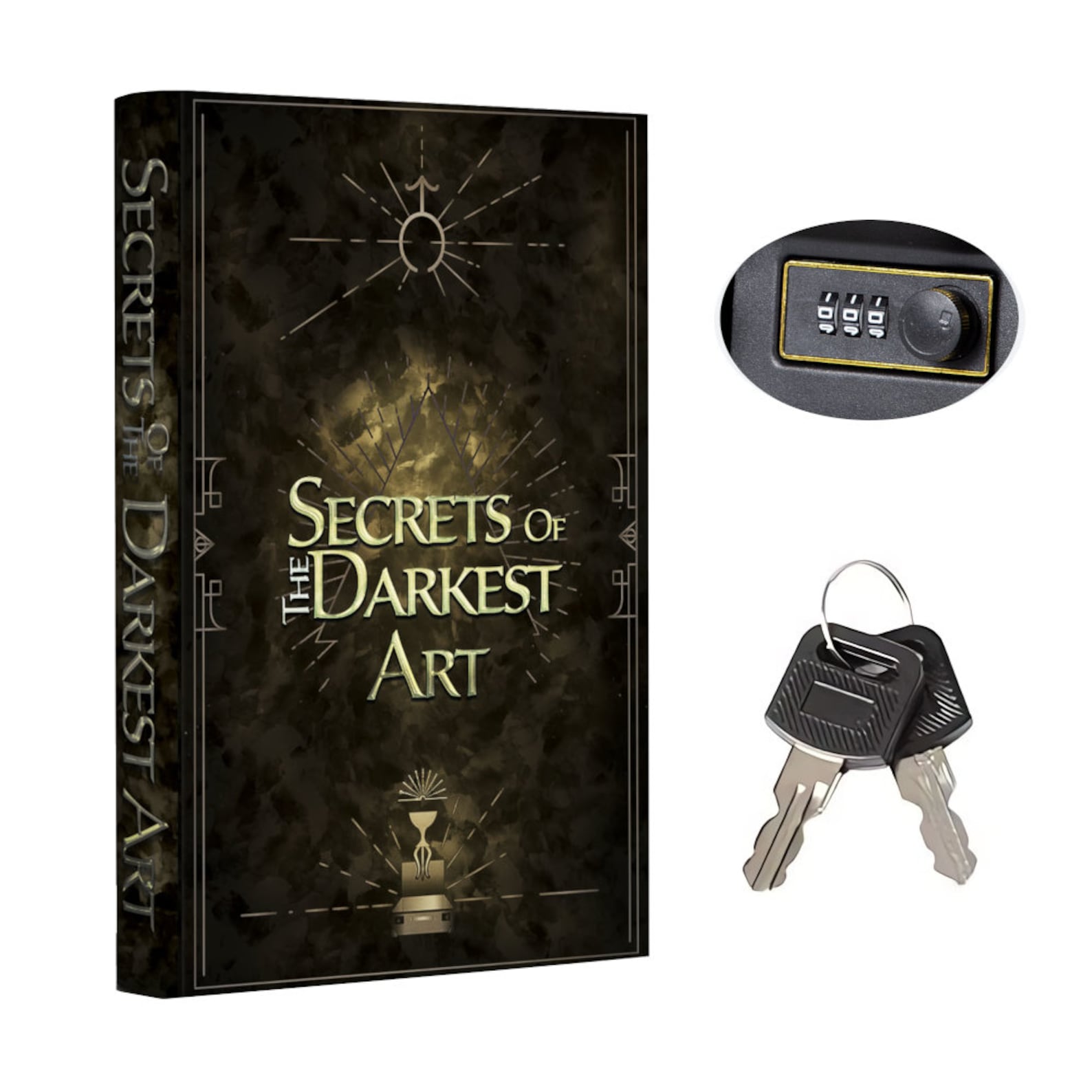 Real Pages Portable Diversion Book Safe - Hollowed Out With Hidden ...