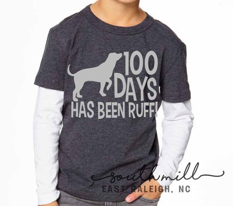 100 Days Has Been Ruff Dog Svg 100 Days of School Cut File - Etsy