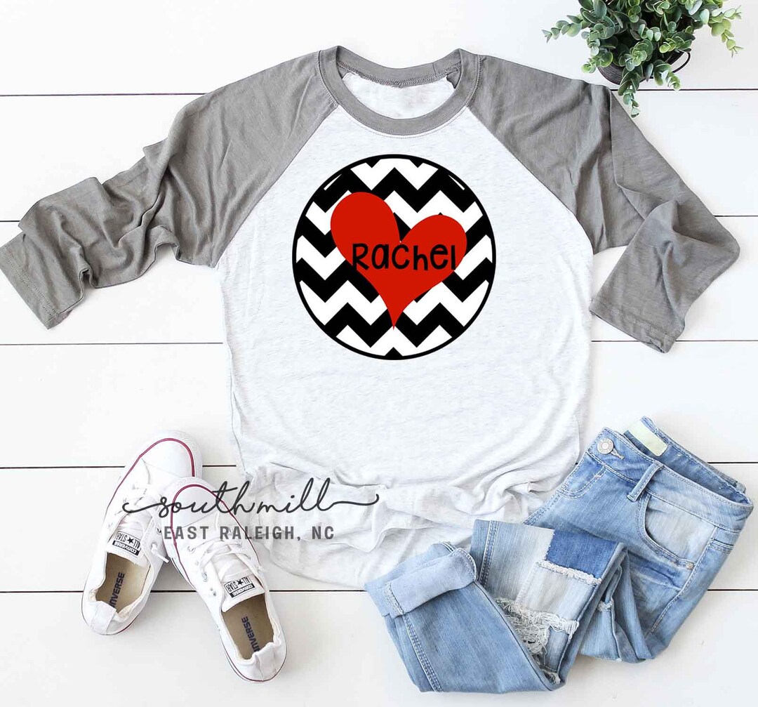 Chevron Circle With Heart SVG, Chevron Circle Svg Shirt Design ...