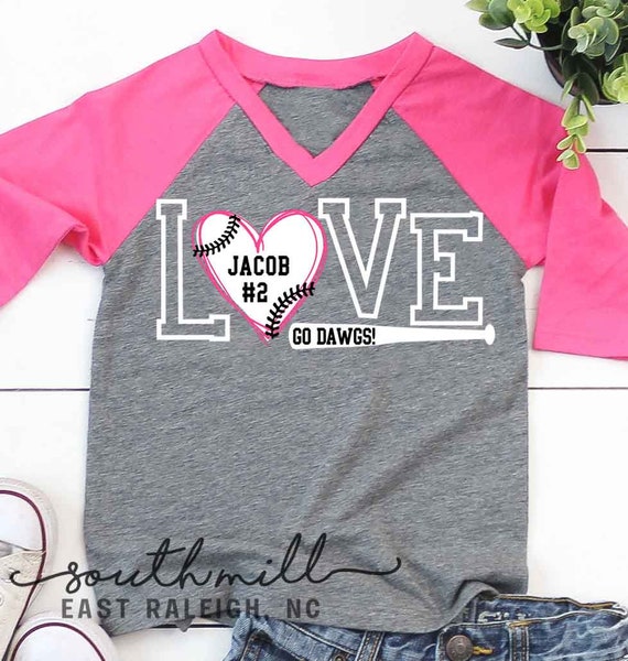 LOVE Baseball SVG DXF Scribble Baseball Heart Svg Sketch | Etsy