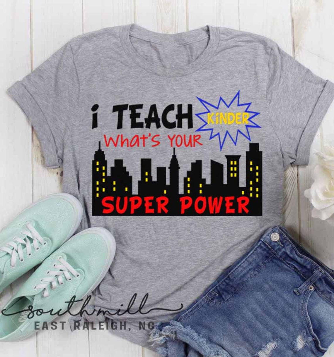 I Teach, What's Your Super Power SVG, Kindergarten Teacher Svg, Cut ...