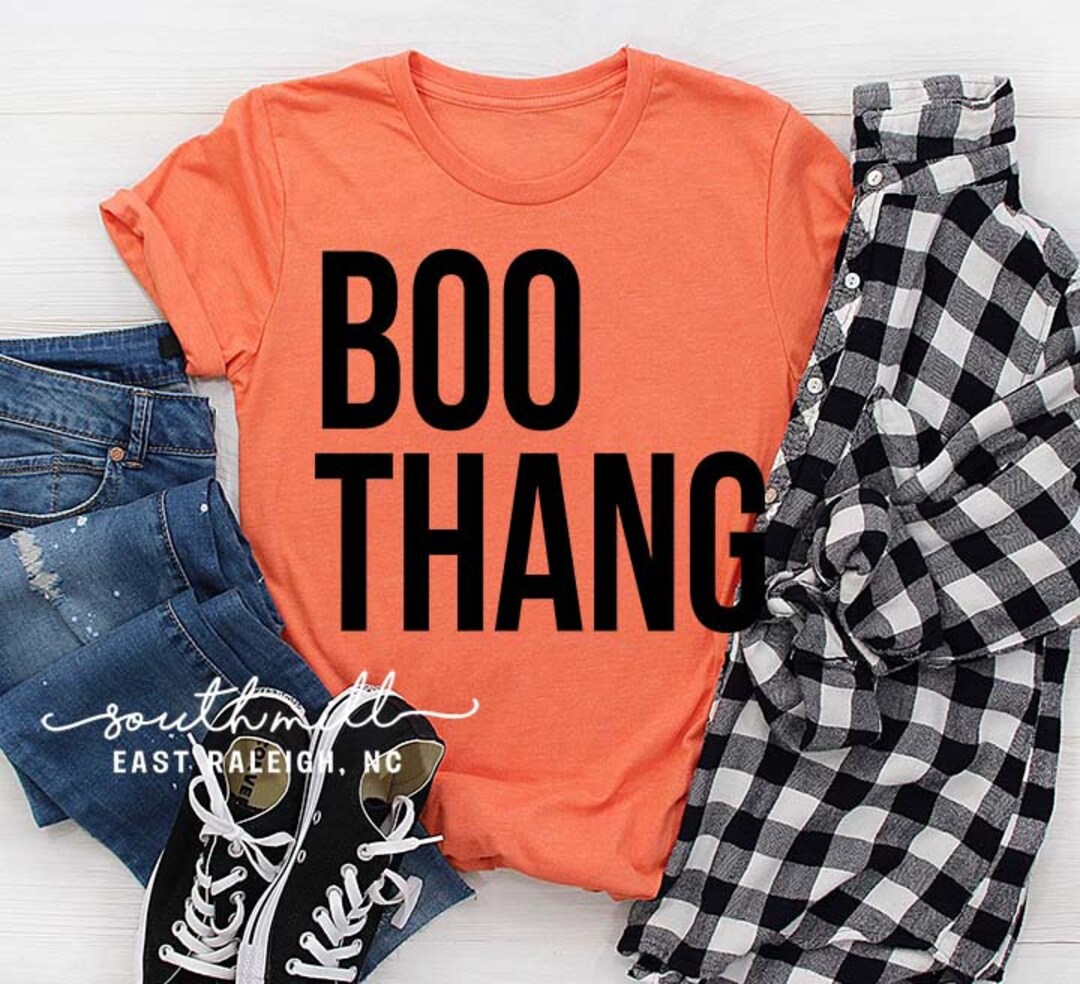 Boo Thang SVG, Halloween SVG, Fall Vibes SVG, Digital Cut File, Laser ...